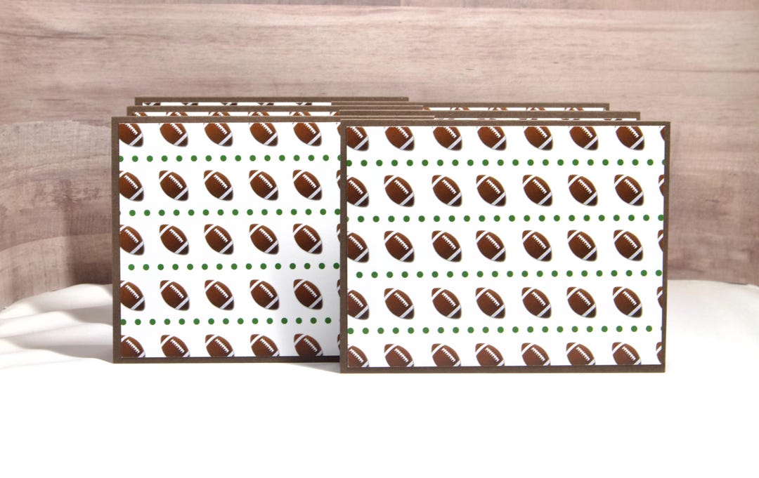 Football Note Cards Football Cards Boxed Set of Cards Cards for Men ...