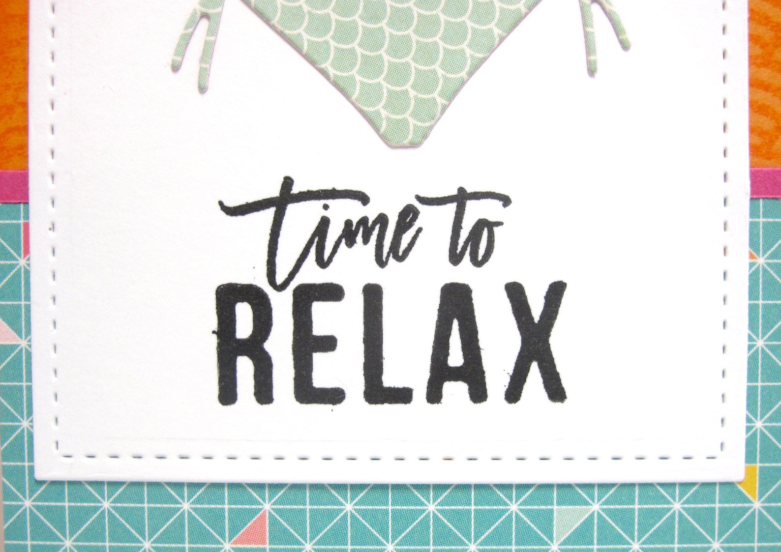 Time to Relax Card Bikini Card Summer Card Summer Hello Fun Summer Card ...