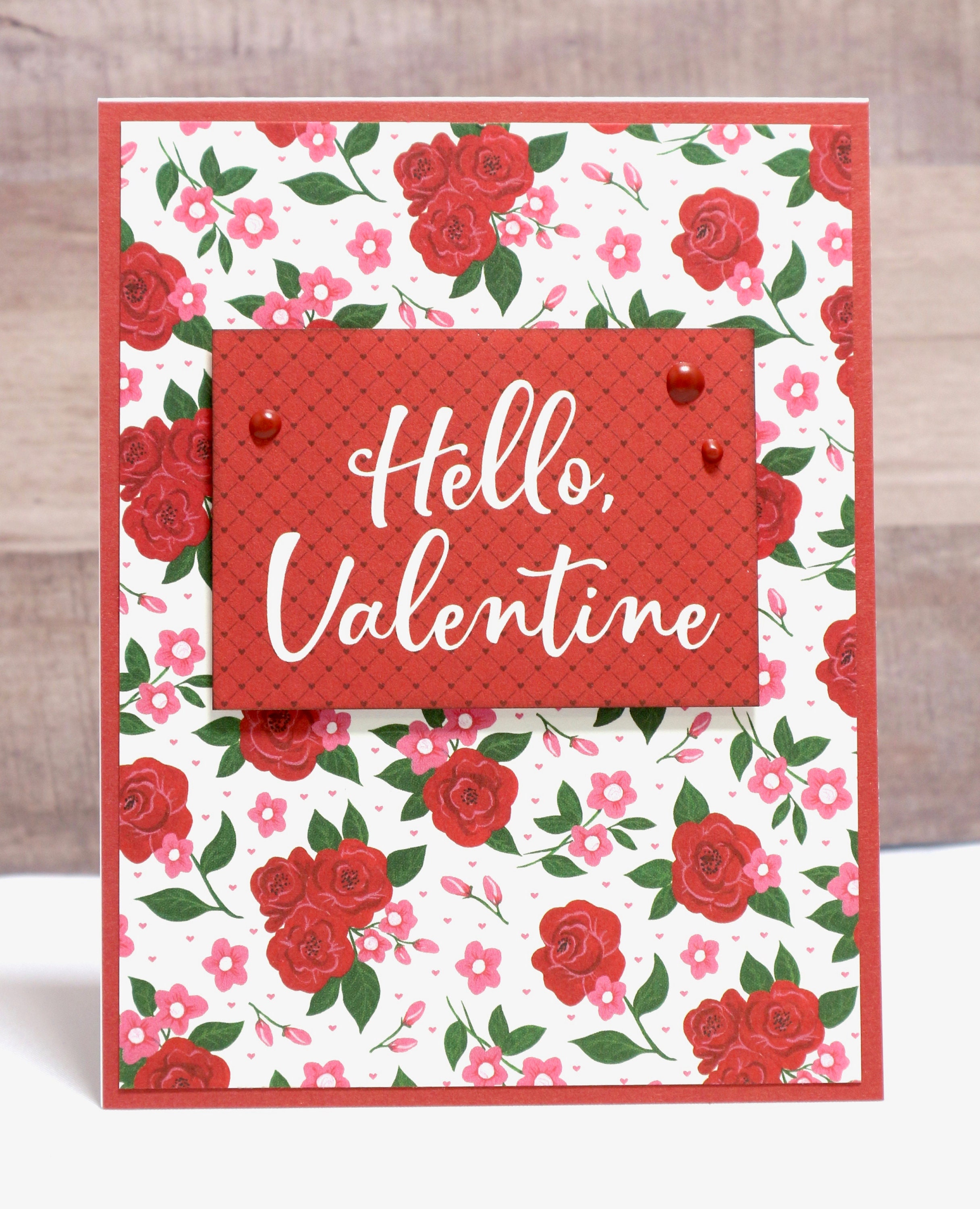 Valentines Card for Her- Cards for Her- Hello Valentine- Valentine Card ...