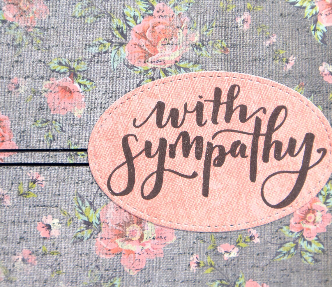 Condolence Card-sympathy Card With Sympathy Grief Card Handmade ...