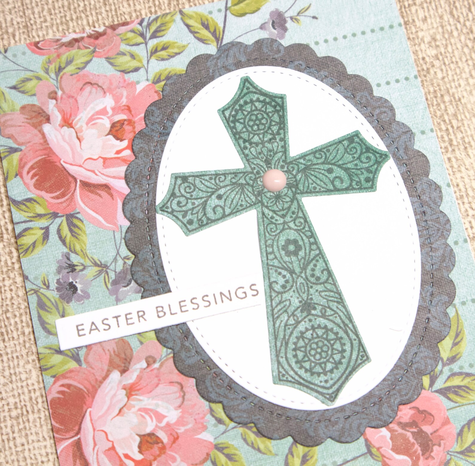 Easter Cross Card Christian Easter Card Religious Easter Card Easter ...