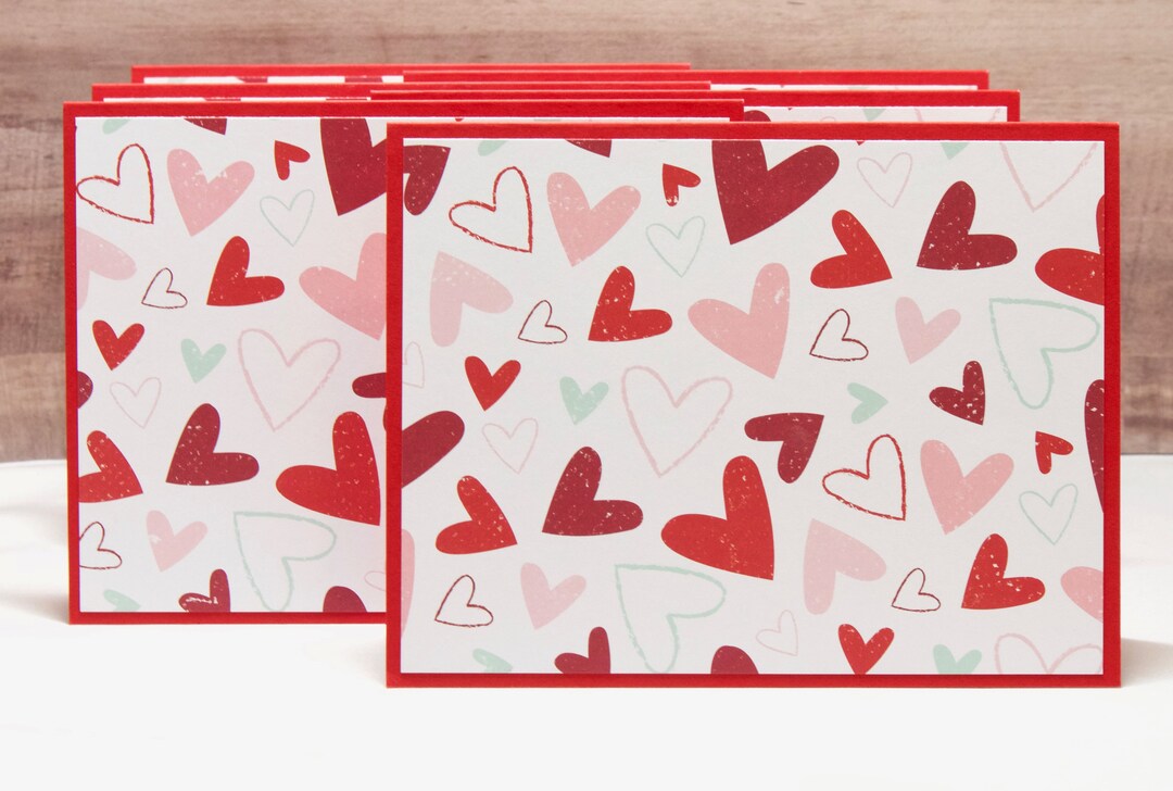 Valentine Card Set Valentine Boxed Set Set of Cards Valentine Cards ...