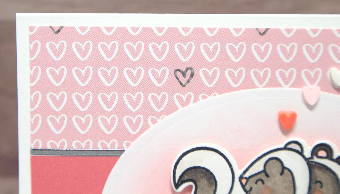 Valentine's Day Card Happy Valentine's Day Cute Skunk Card Skunk ...