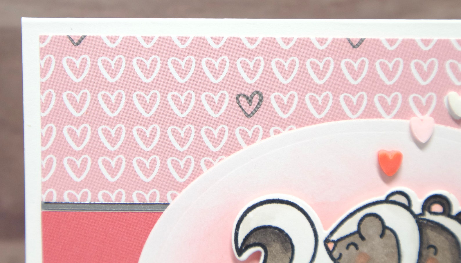 Valentine's Day Card Happy Valentine's Day Cute Skunk Card Skunk ...