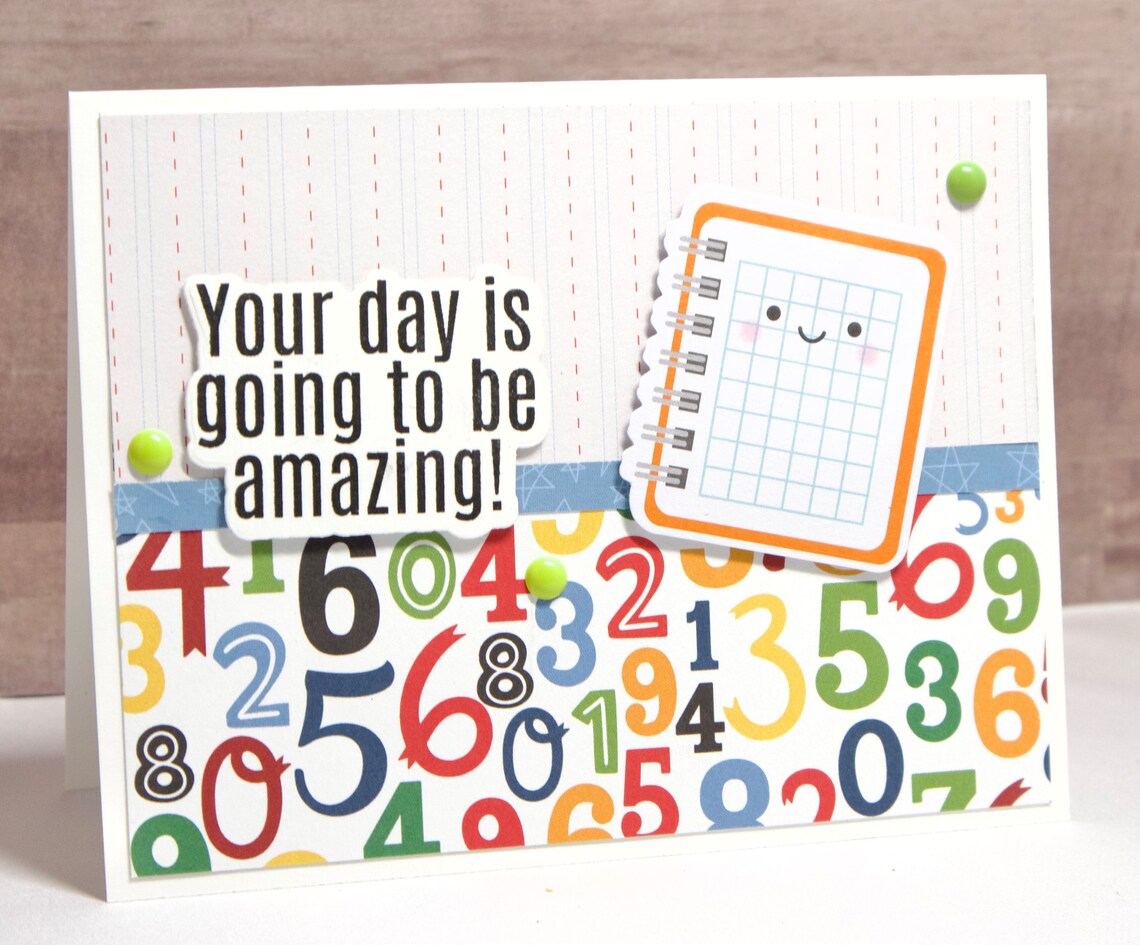 First Day of School Card Back to School Card School Cards - Etsy