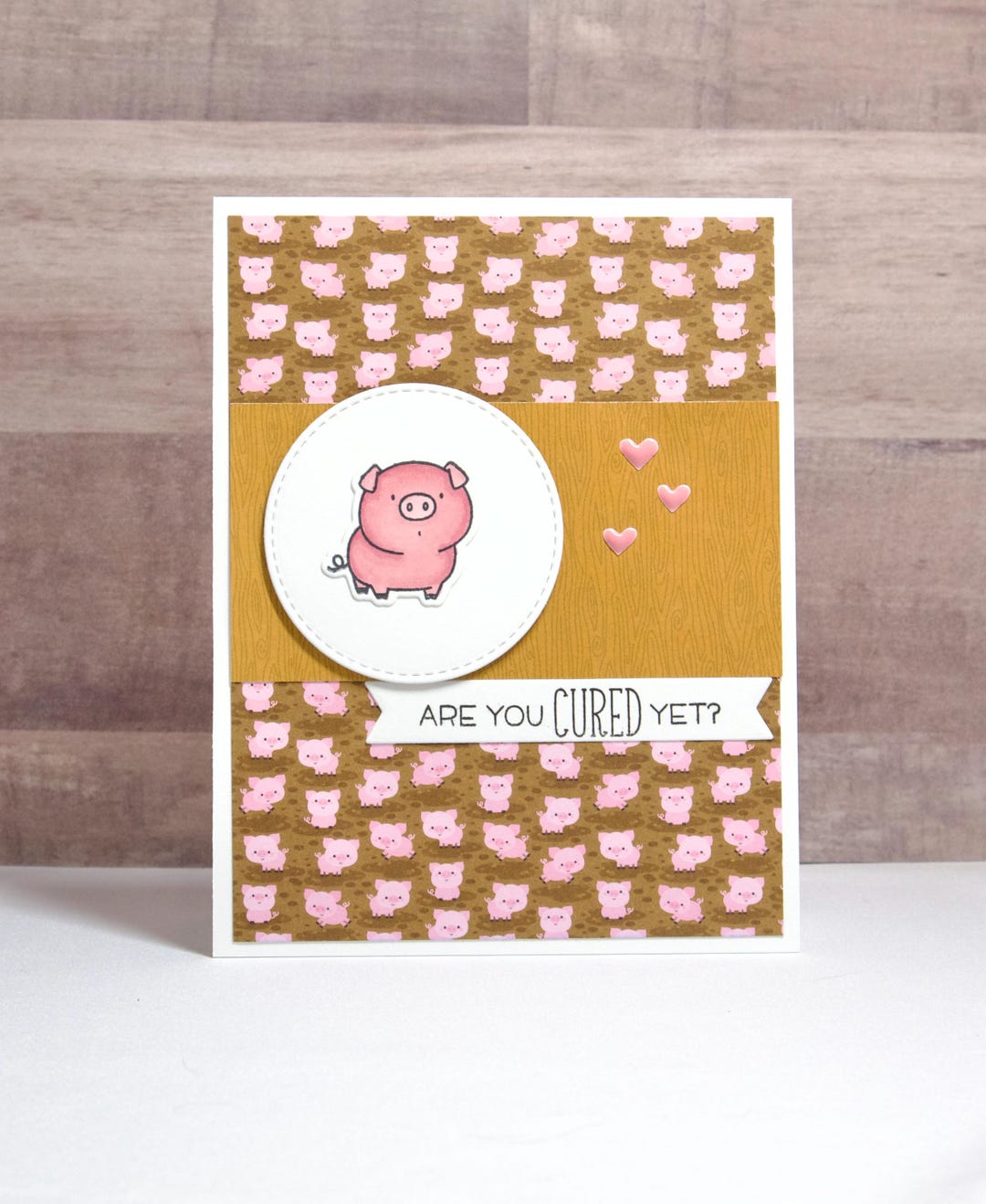 Funny Get Well Card Get Well Cards Feel Better Card Cards With Pigs ...