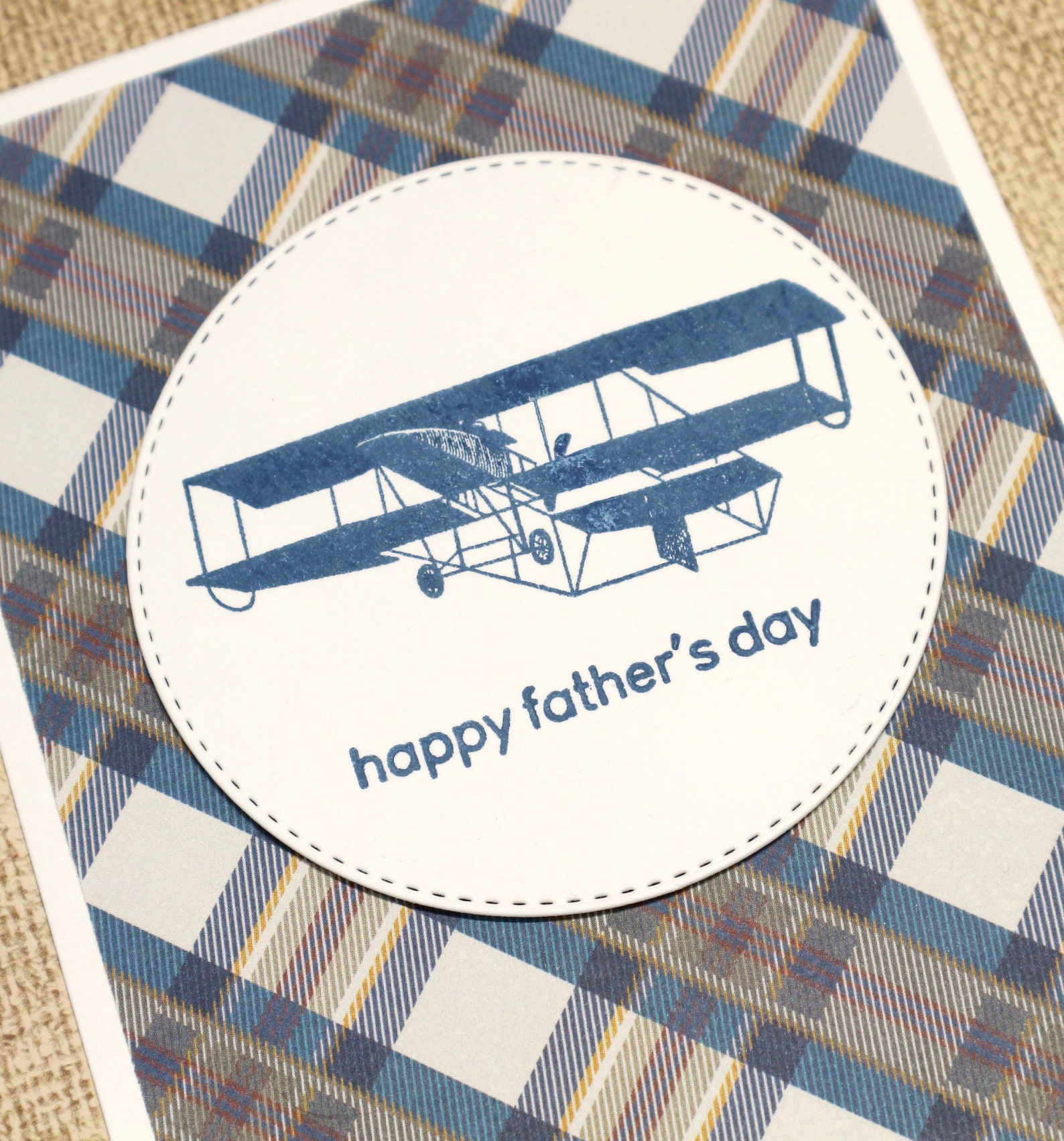 Happy Father's Day Card- Father's Day Card- Airplane Card- Airplane Dad ...