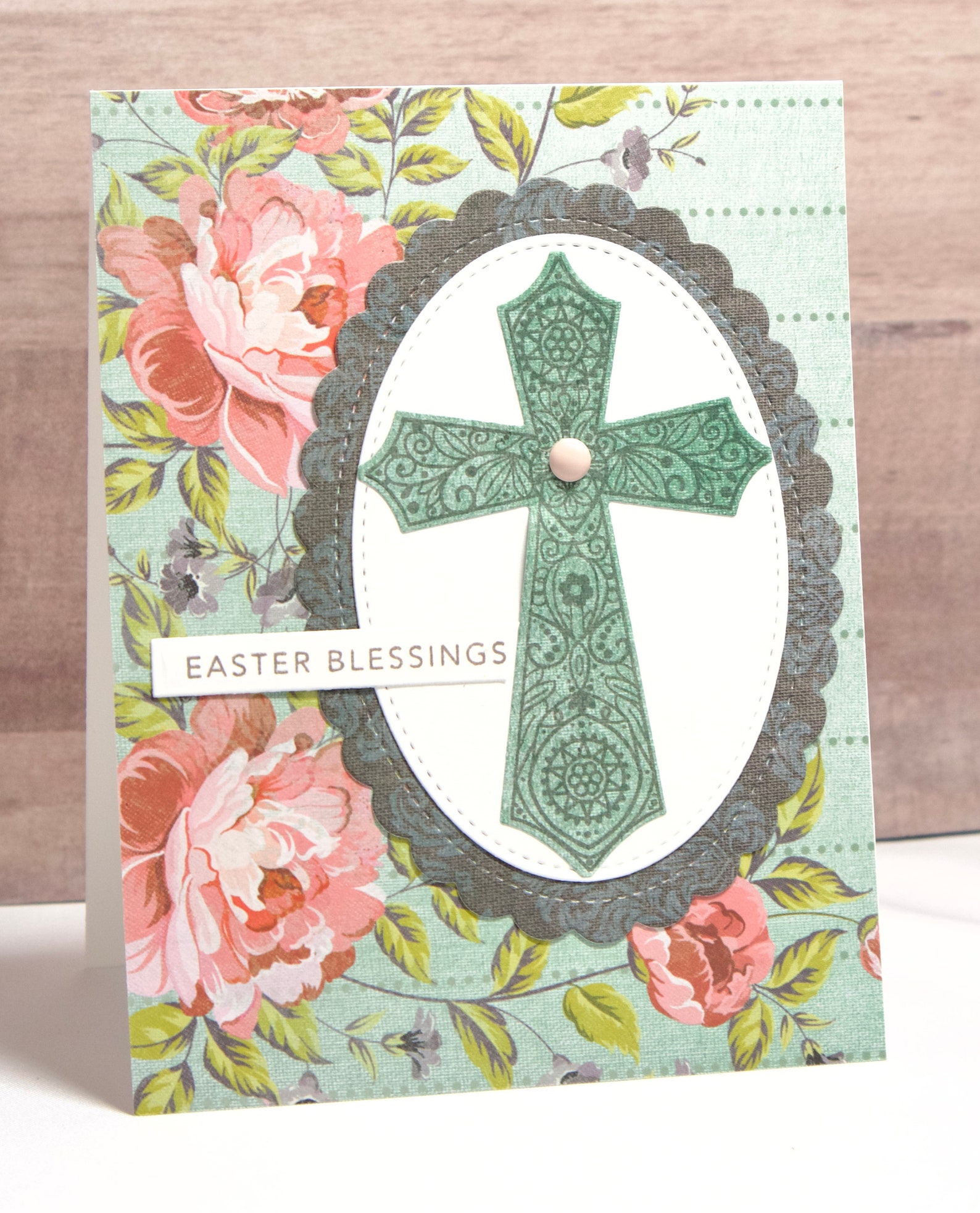 Easter Cross Card Christian Easter Card Religious Easter Card Easter ...