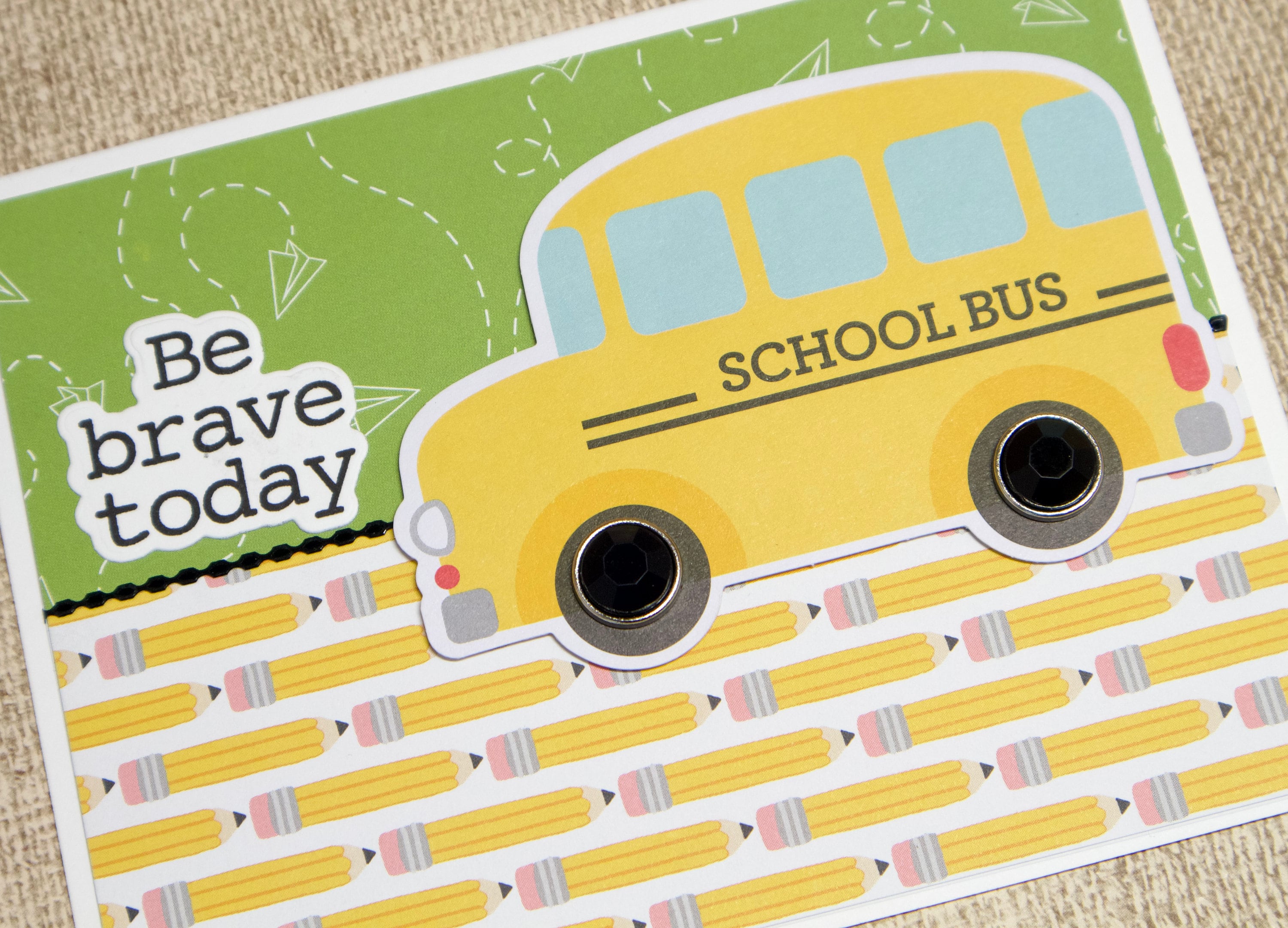 Back to School Card- School Bus Card- First Day of School Card- School ...