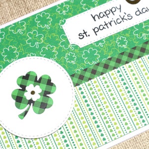 St. Patrick's Day Card- Happy St. Patrick's Day- Shamrock Card- St ...
