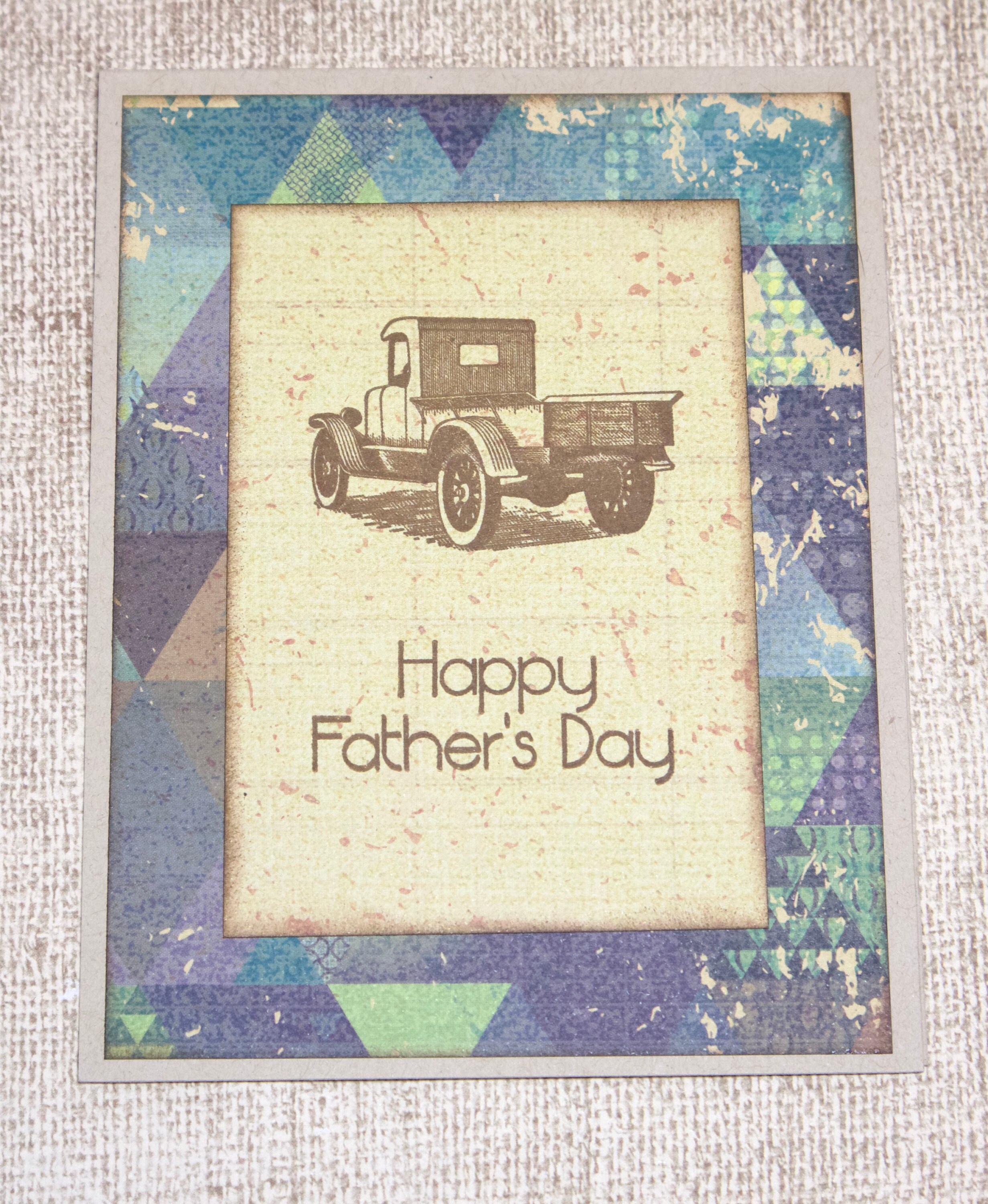 Father's Day Card Pop Happy Father's Day Pick up Truck Card Dad Card ...