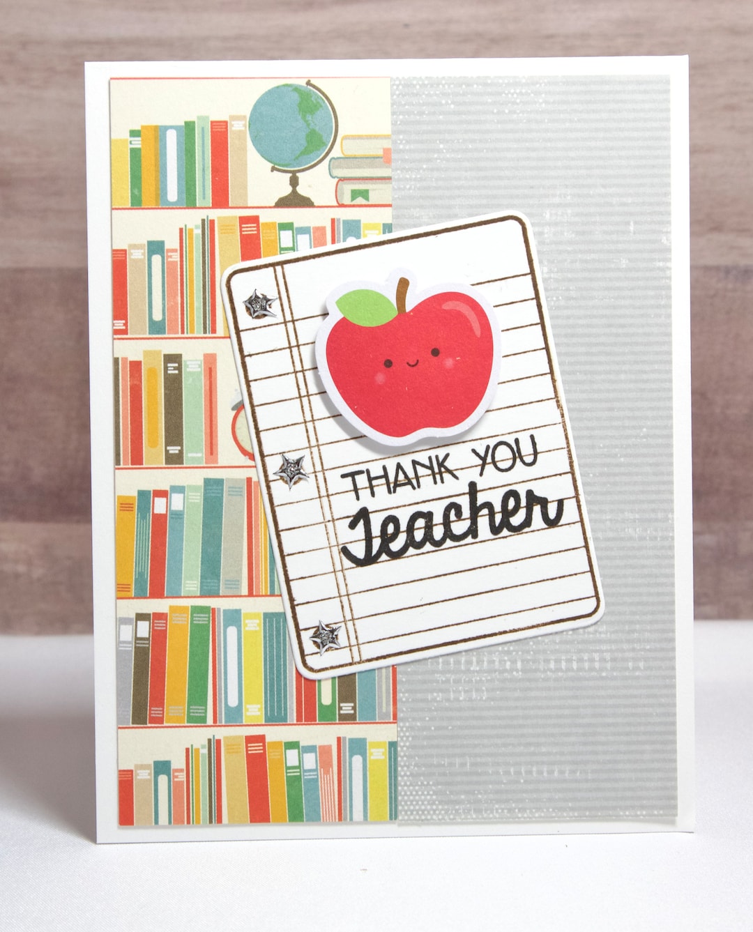 Thank You Teacher Card Teacher Cards Cards for Teachers - Etsy