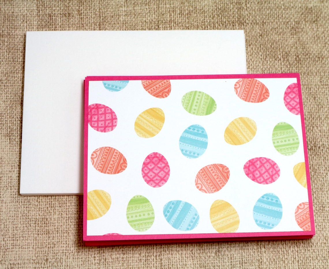 Easter Egg Cards Set Easter Card Set Easter Boxed Set Boxed Card Set ...