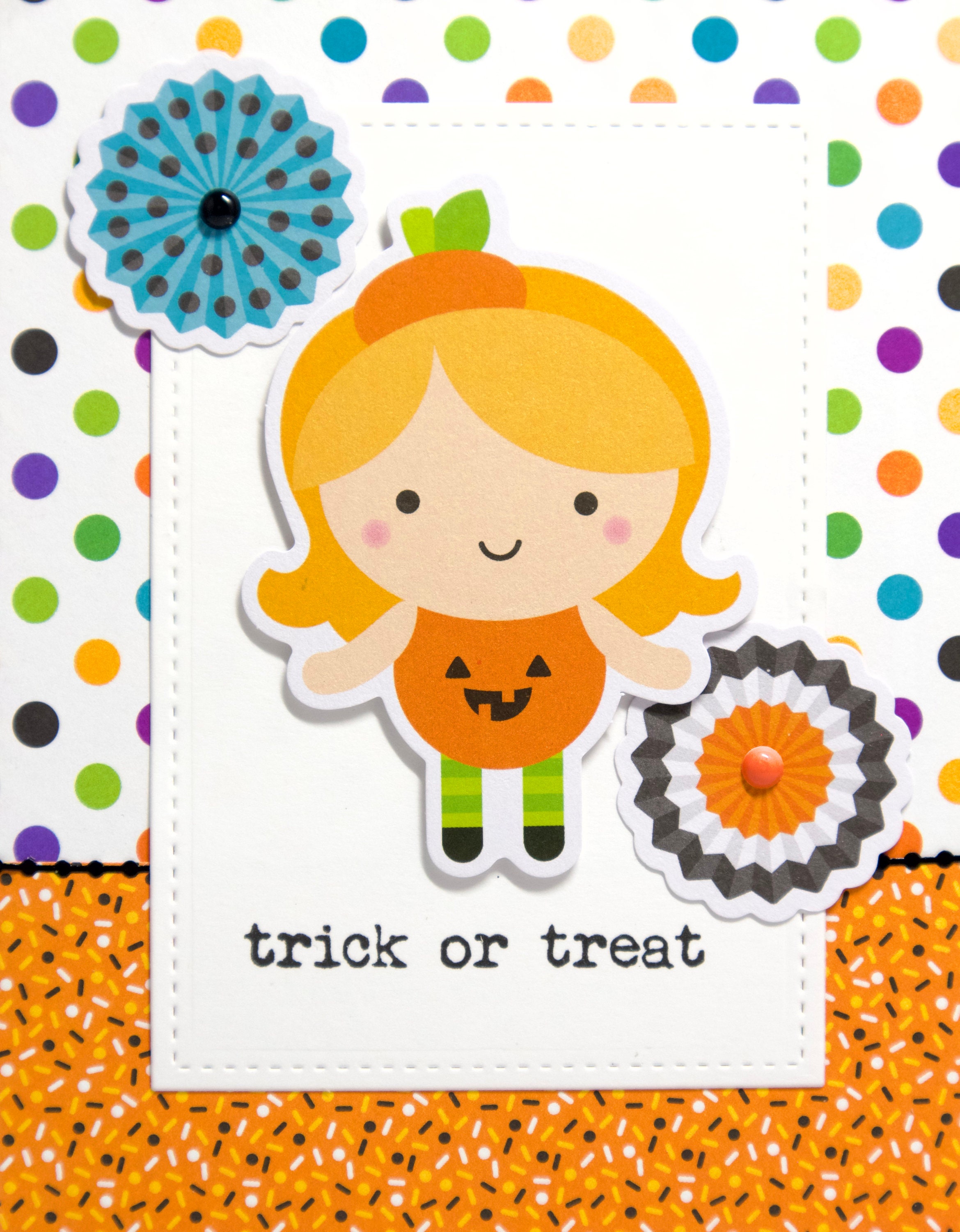 Halloween Card Kids Cards for Halloween Cute Halloween Card - Etsy
