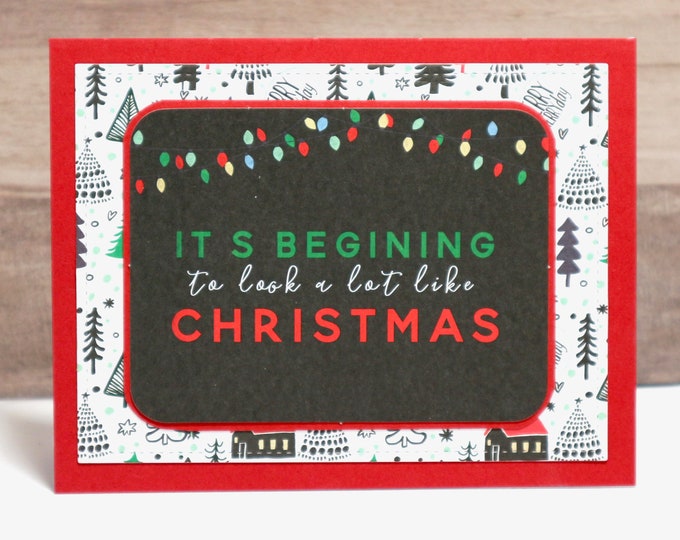 Christmas Card Cards for Christmas Handmade Christmas Card Holiday ...