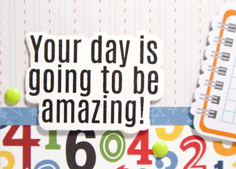 First Day of School Card- Back to School Card- School Cards- Card for ...