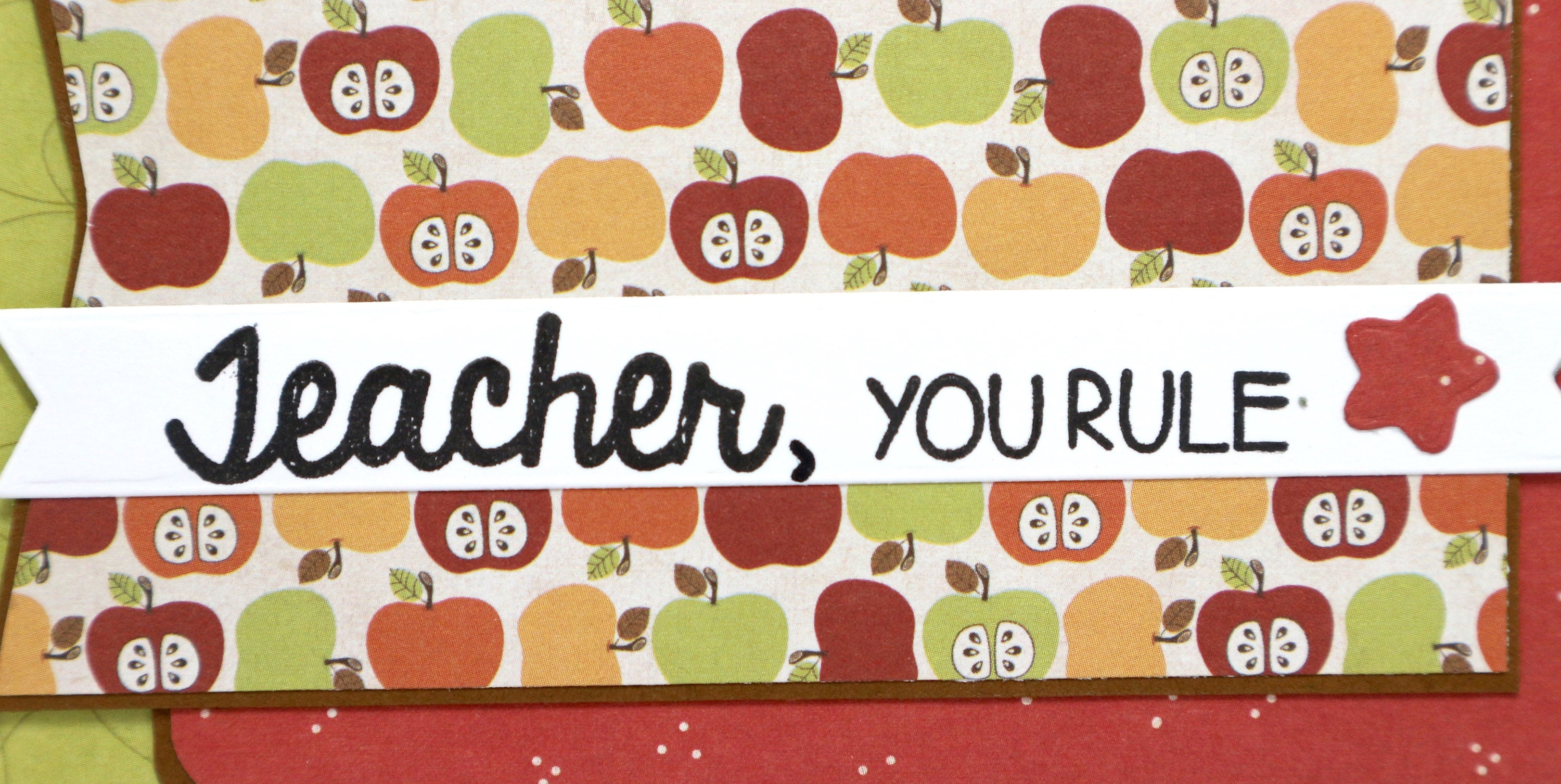 Teacher Card You Rule Card Thank You Teacher Back to School - Etsy