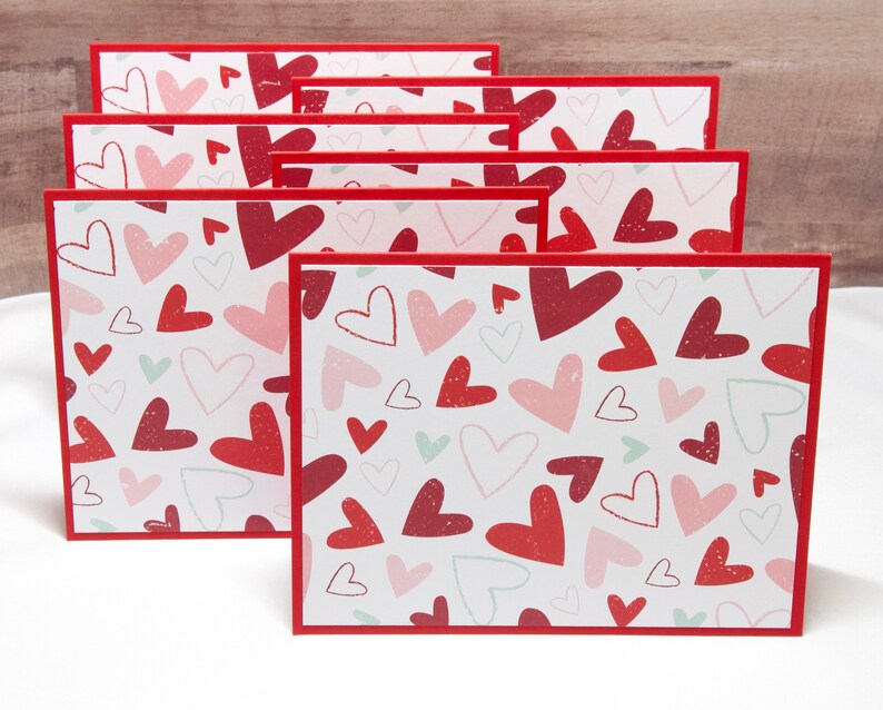 Valentine Card Set Valentine Boxed Set Set of Cards Valentine Cards ...