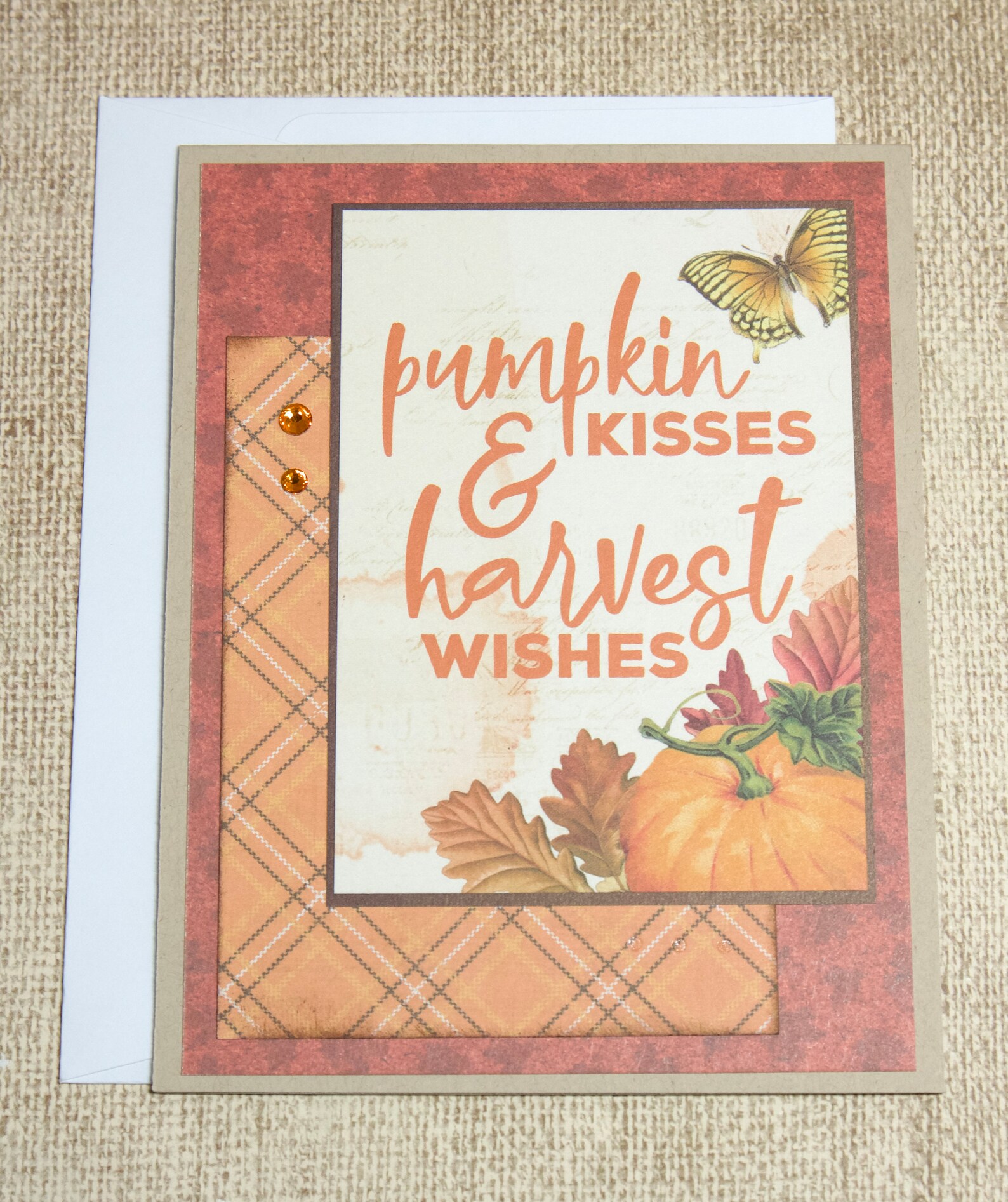 Fall Card Pumpkin Cards Cards With Pumpkins Harvest Card Welcome Fall ...