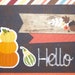 Hello Card Hello Fall Card Fall Cards Autumn Cards Handmade Hello Card ...