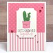 Valentine's Day Card Love Card Cactus Card Cute Valentines Card ...
