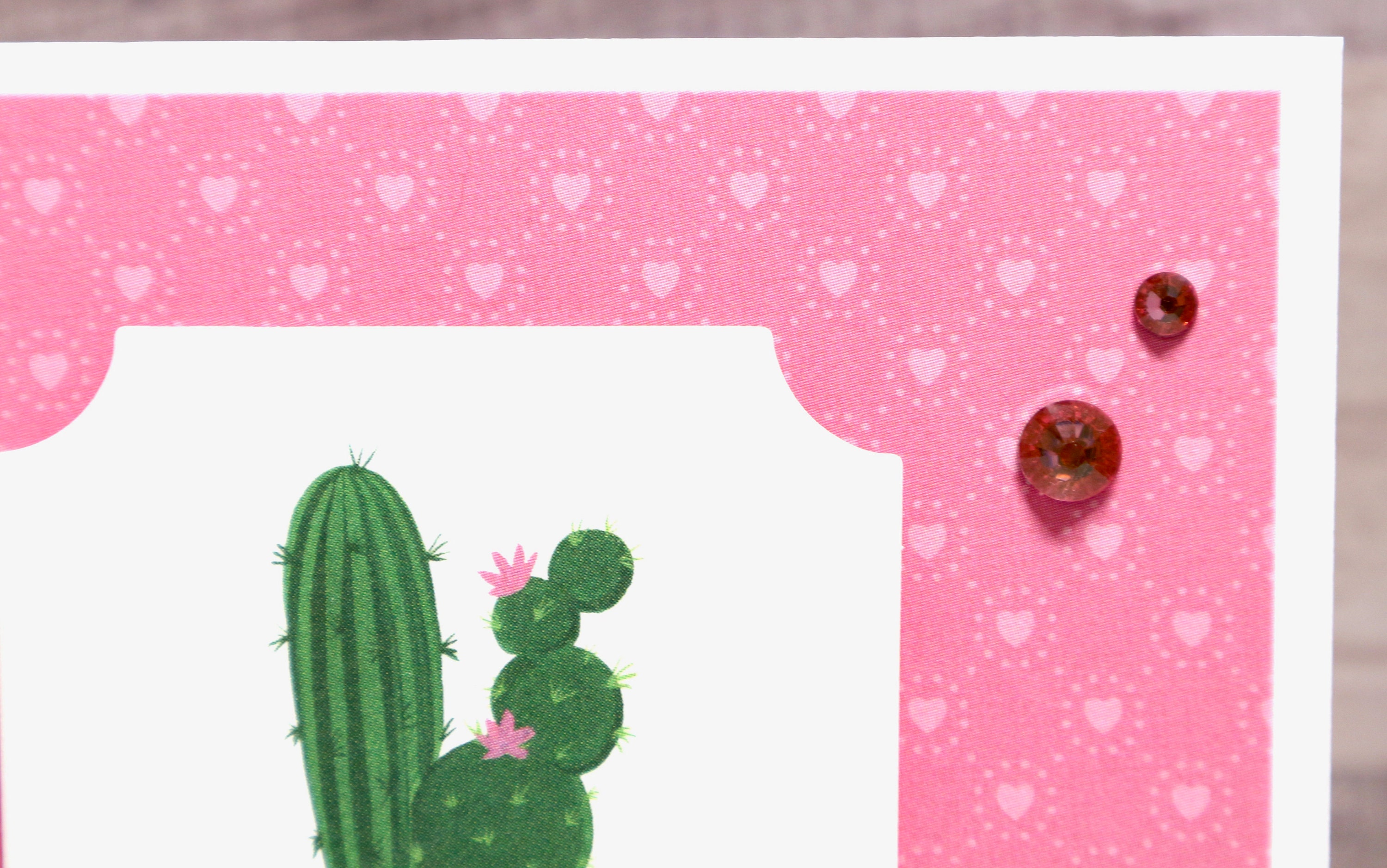 Valentine's Day Card Love Card Cactus Card Cute Valentines Card ...