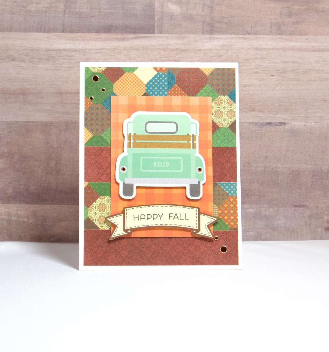 Happy Fall Card- Fall Cards- Autumn Cards- Cards for Fall- Handmade ...