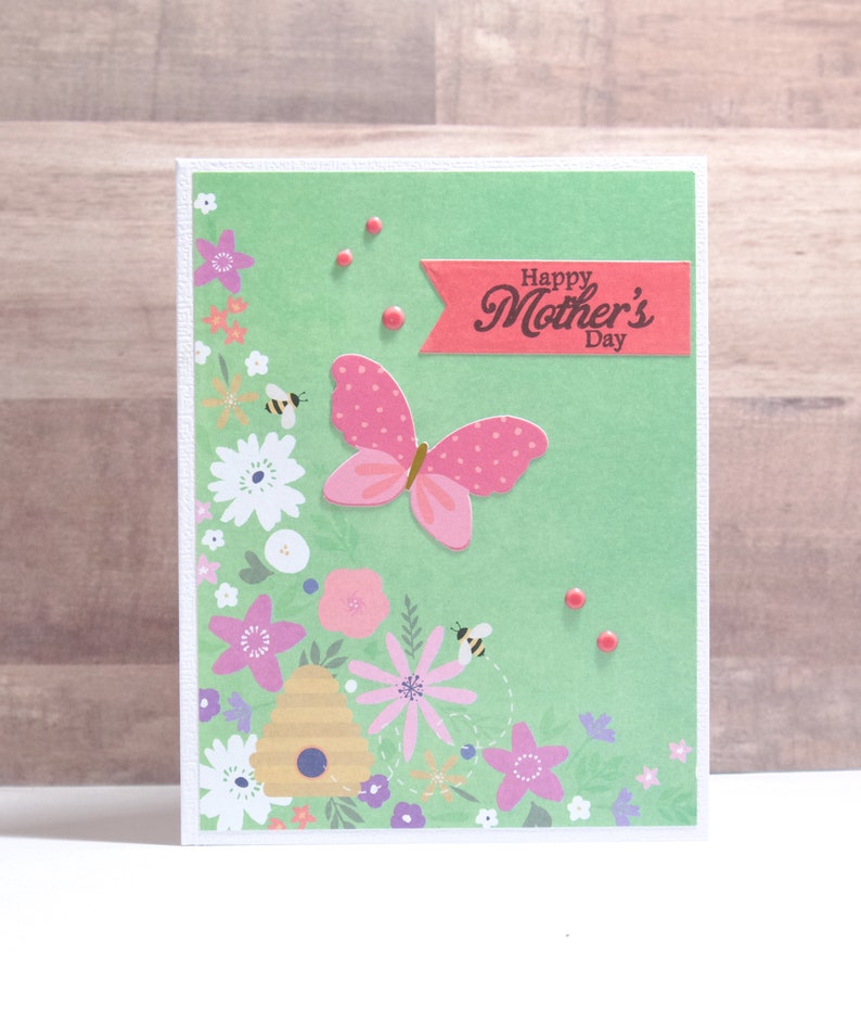 Mother's Day Butterfly Card- Happy Mother's Day Card- Butterfly Card ...