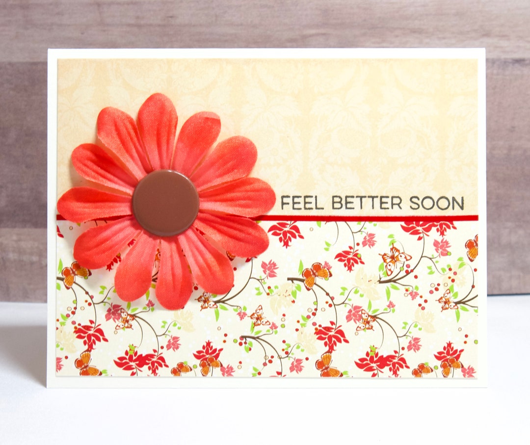 Feel Better Soon Card Get Well Card Get Well Card for Her Cards for ...