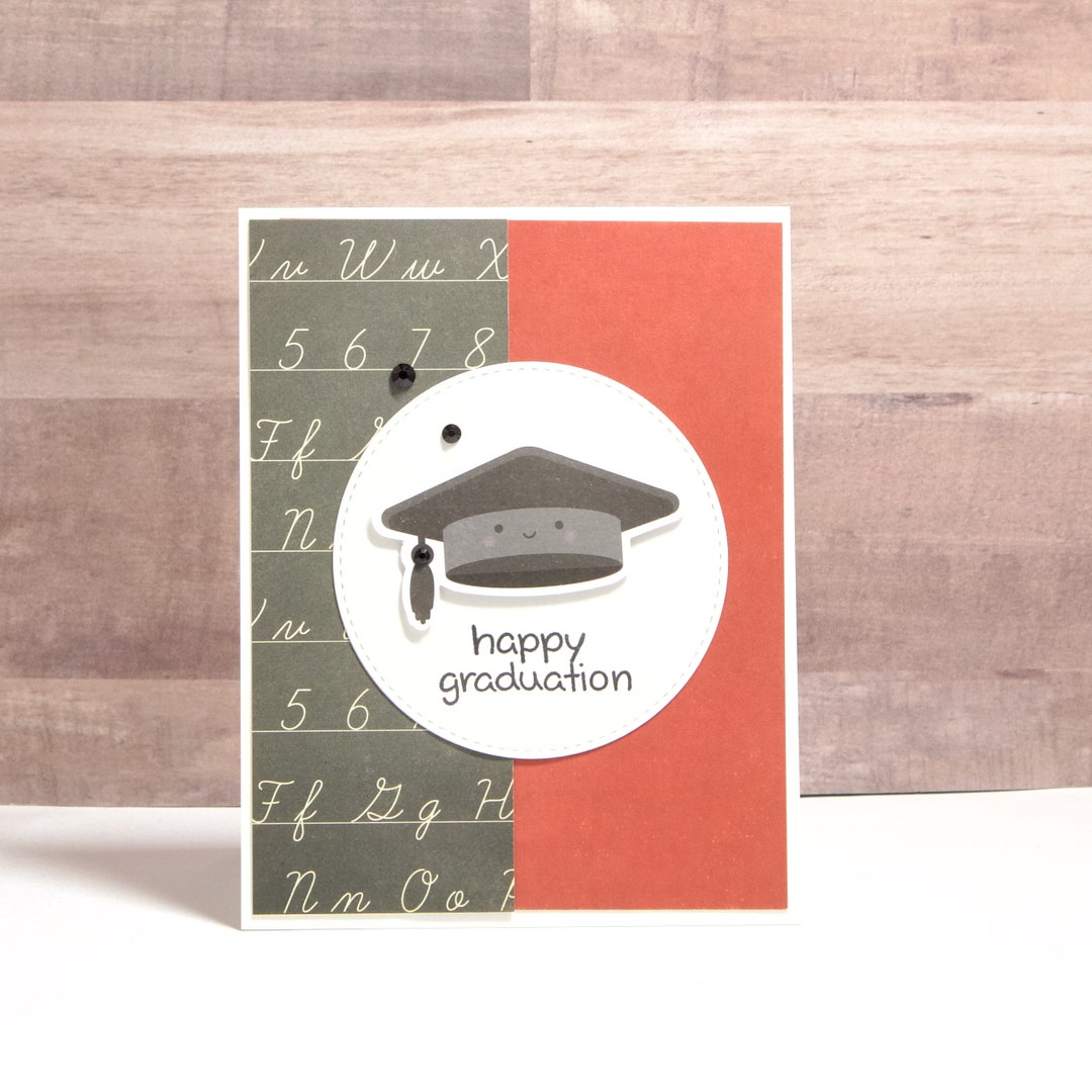 Graduation Card- Cards for Graduation- for the Graduate- Graduation Cap ...