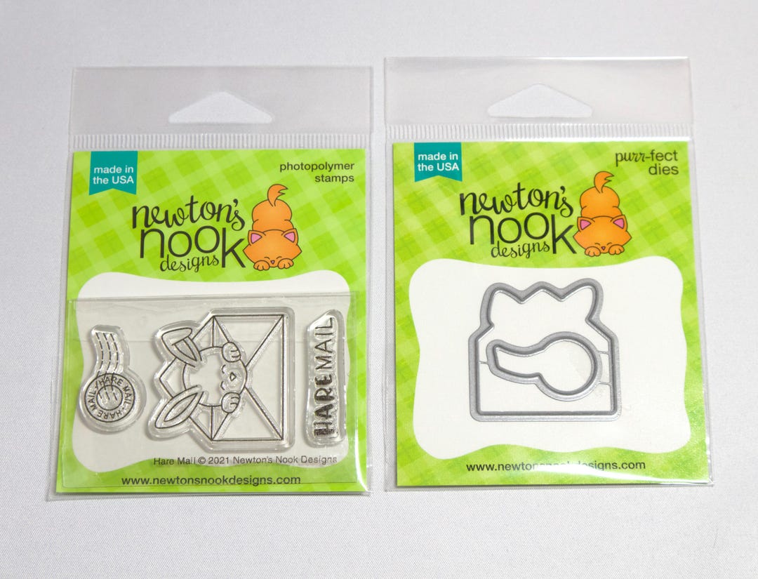Newton's Nook Hare Mail Stamps and Dies- Destash - Etsy