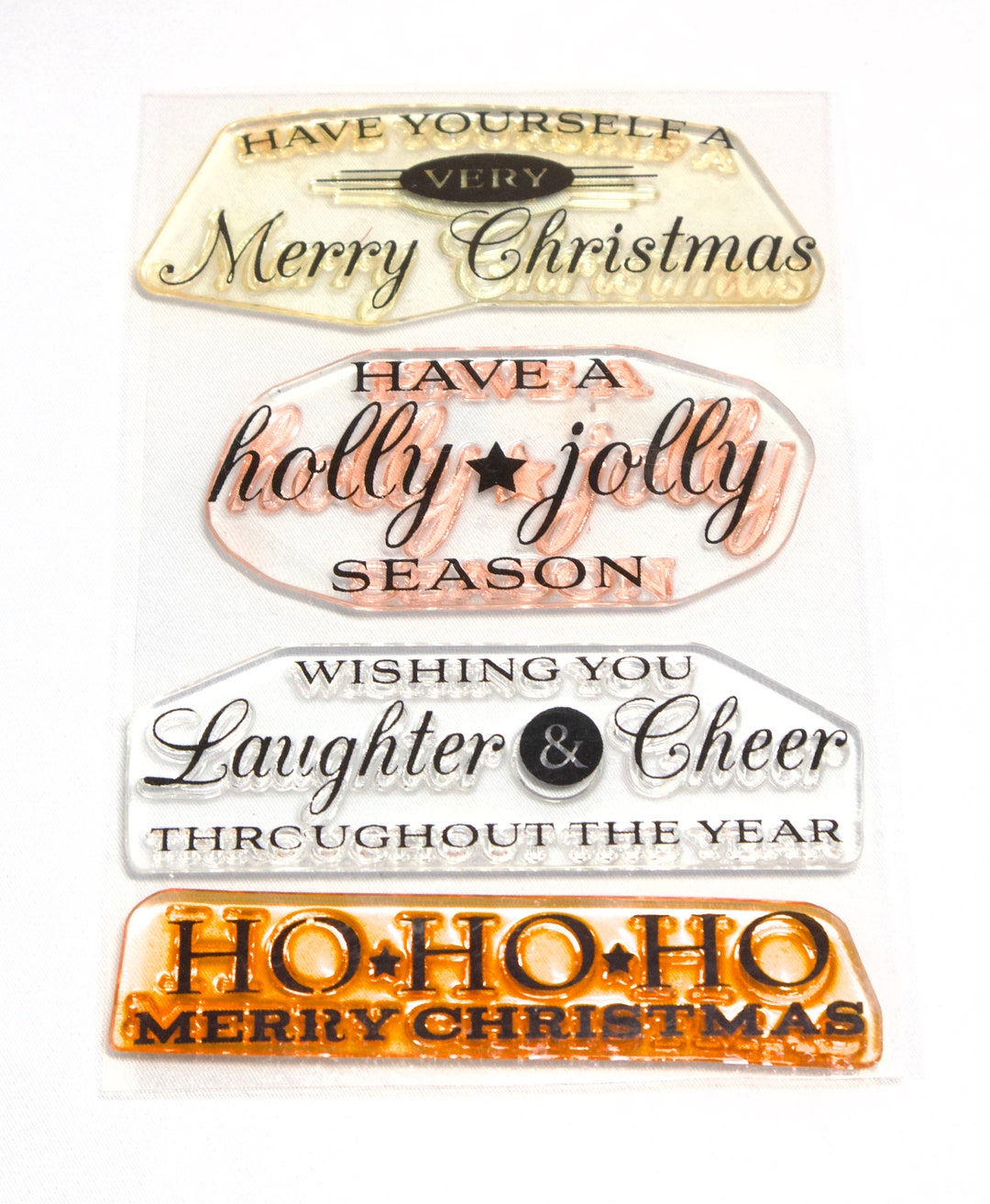 My Favorite Things Holiday Stamp Set: Grand Christmas Greetings - Etsy