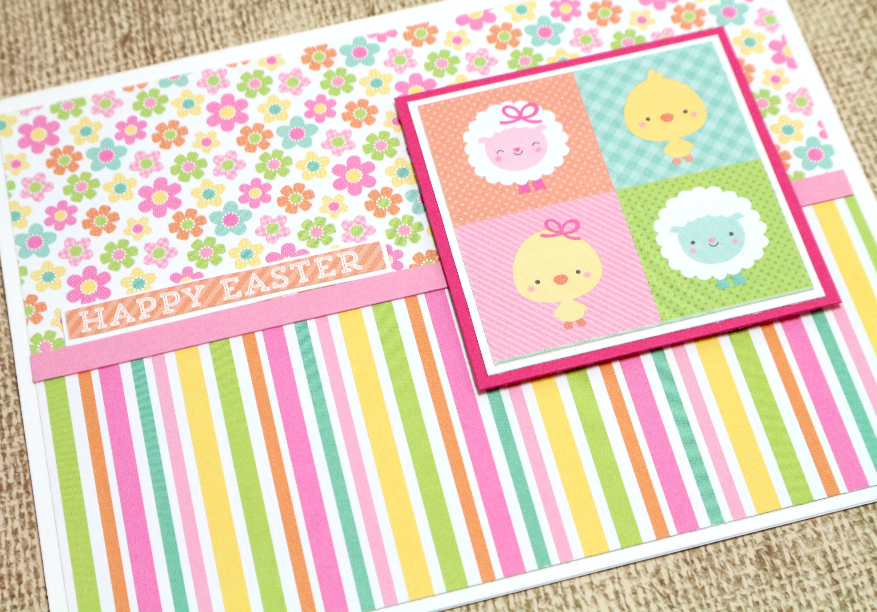 Kids Easter Card- Happy Easter Card- Easter Cards- Cute Easter Card ...