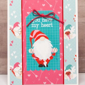 Valentine's Day Card- Cute Valentine's Day Card- Gnome Valentine Card ...