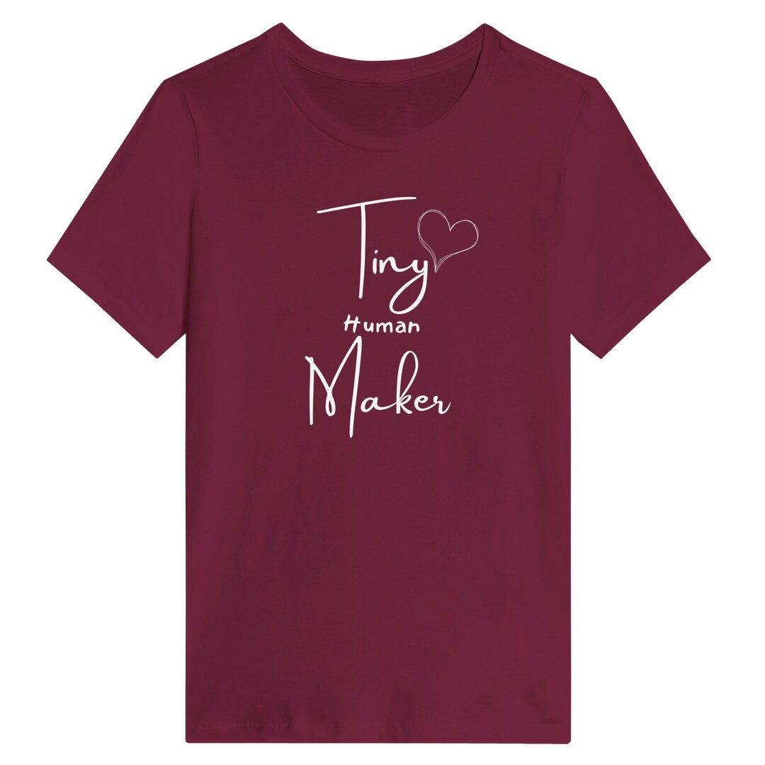 Mama Shirt "tiny Human Maker" - Etsy