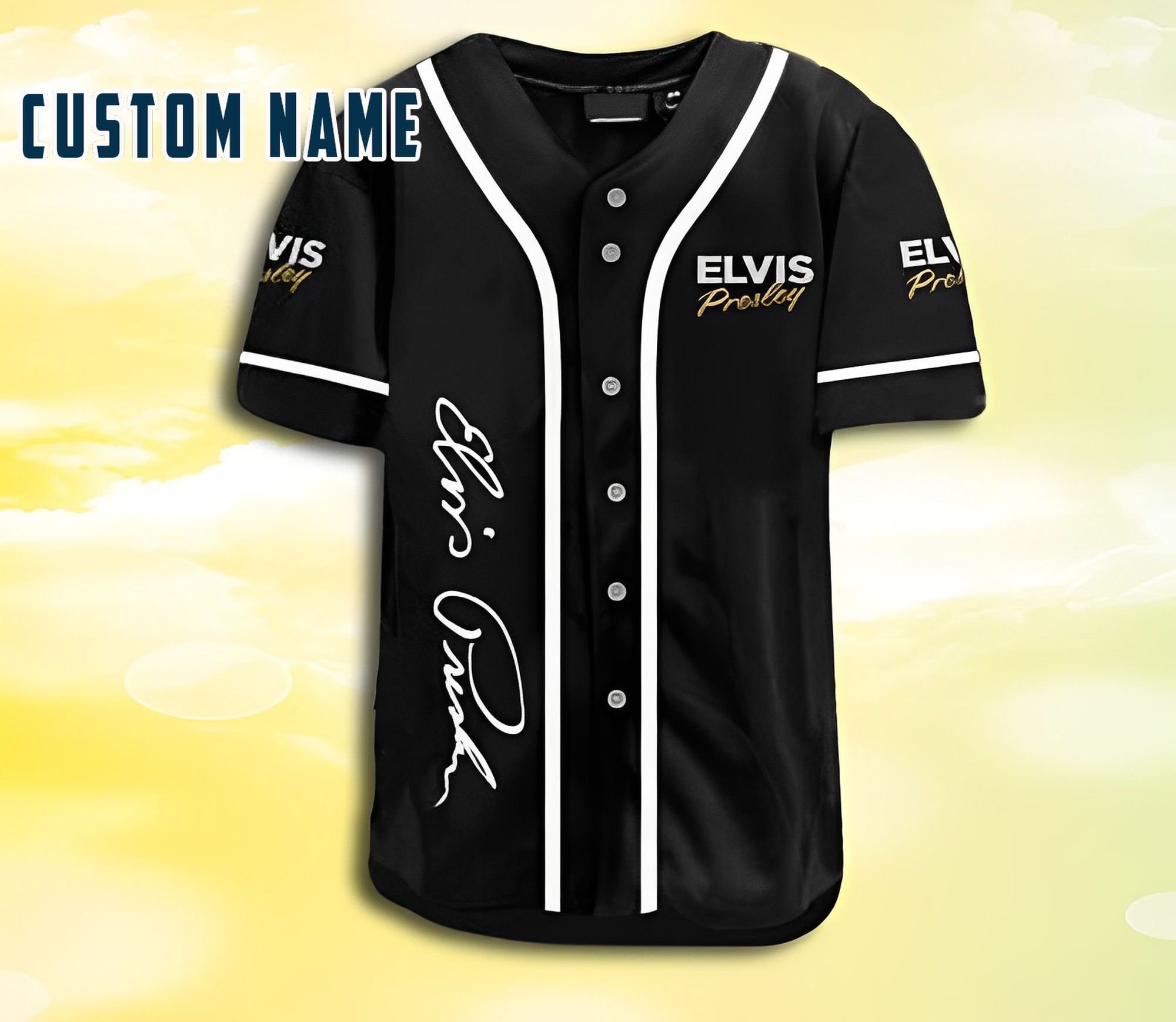 Elvis Presley Singer Baseball Jersey,Elvis Presley Jersey,Music ...