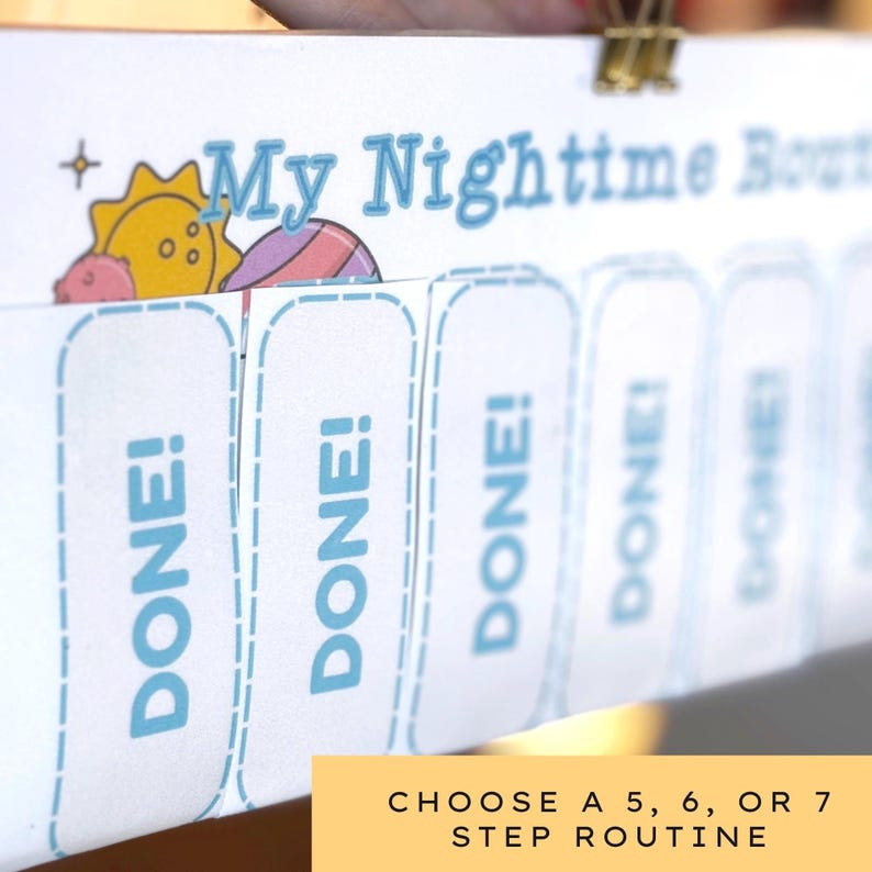 Space Routine Chart | Visual Schedule, Neurodivergent Kids (canva ...