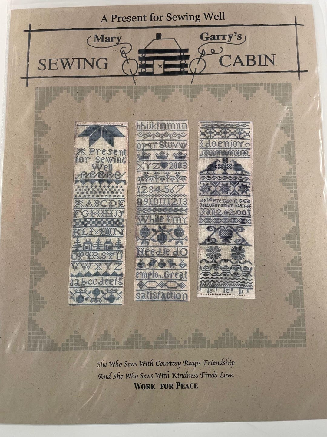 Mary Garry's Sewing Cabin: A Present for Sewing Well - Etsy