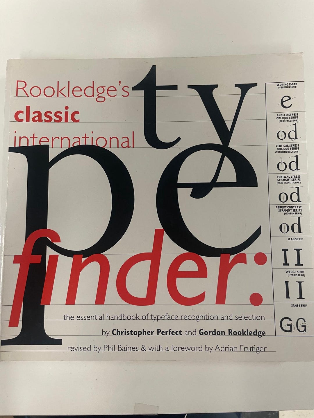 Rookledge's Classic International Type Finder - Etsy