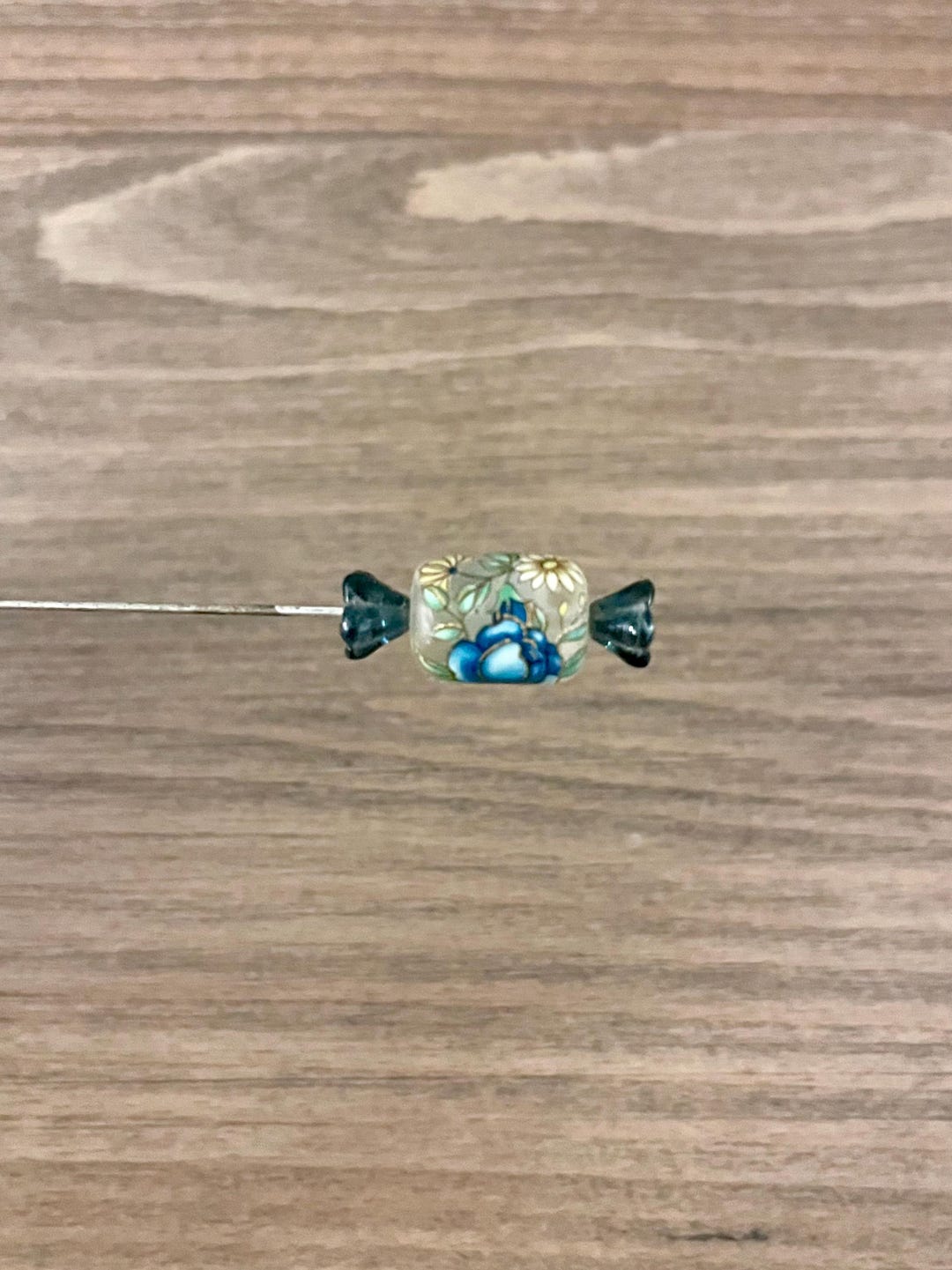 Vintage Floral Hat Pin - Etsy