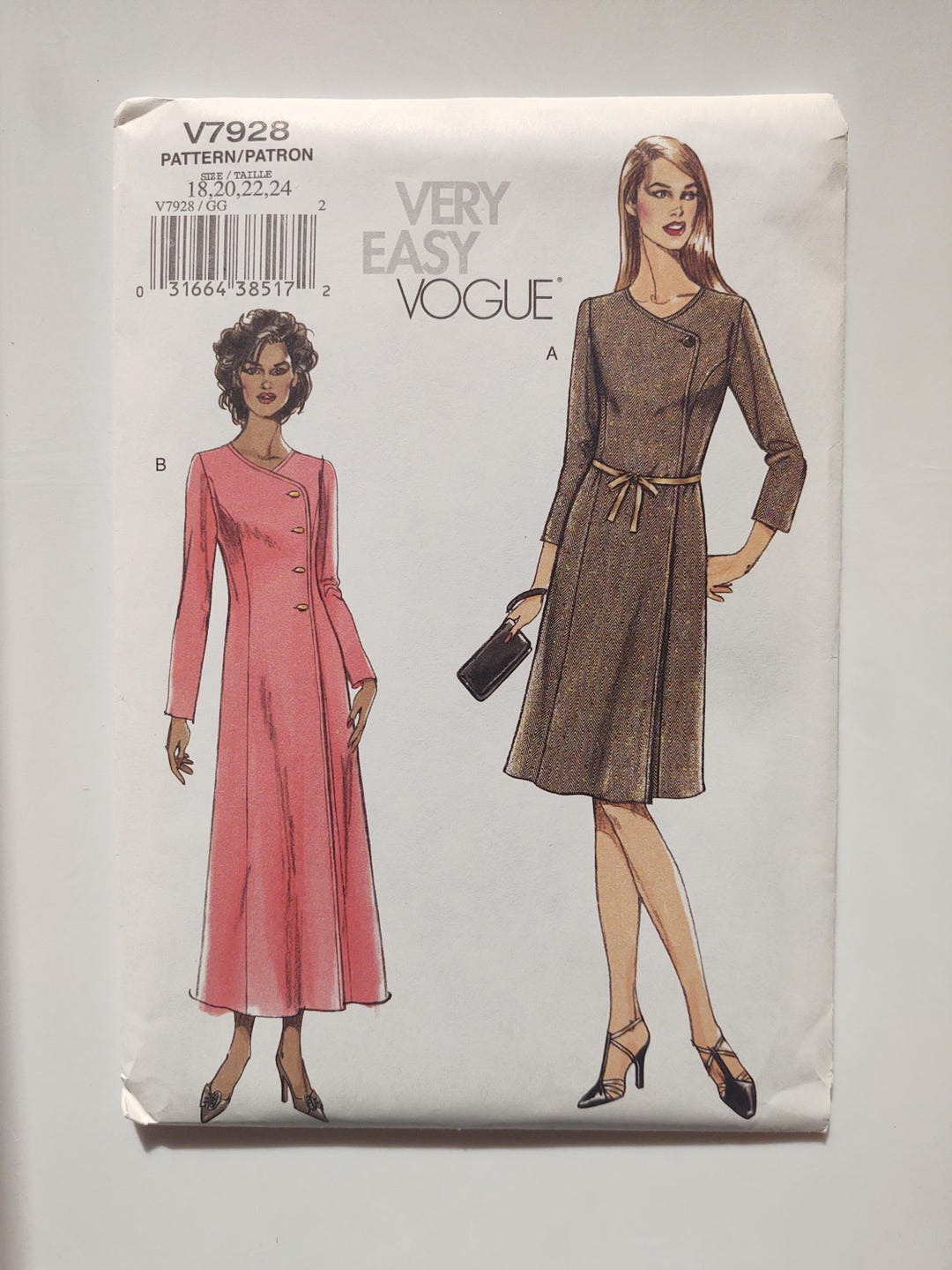 Dress Sewing Pattern, Very Easy Vogue V7928 - Etsy