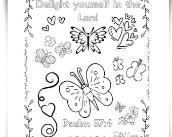 Trust in the Lord – Proverbs 3:5 | Printable Bible Verse Coloring Page ...