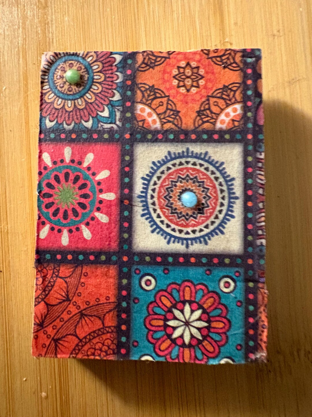 Handmade Wooden Art Magnets | Boho Mandala & Floral Fridge Magnet ...