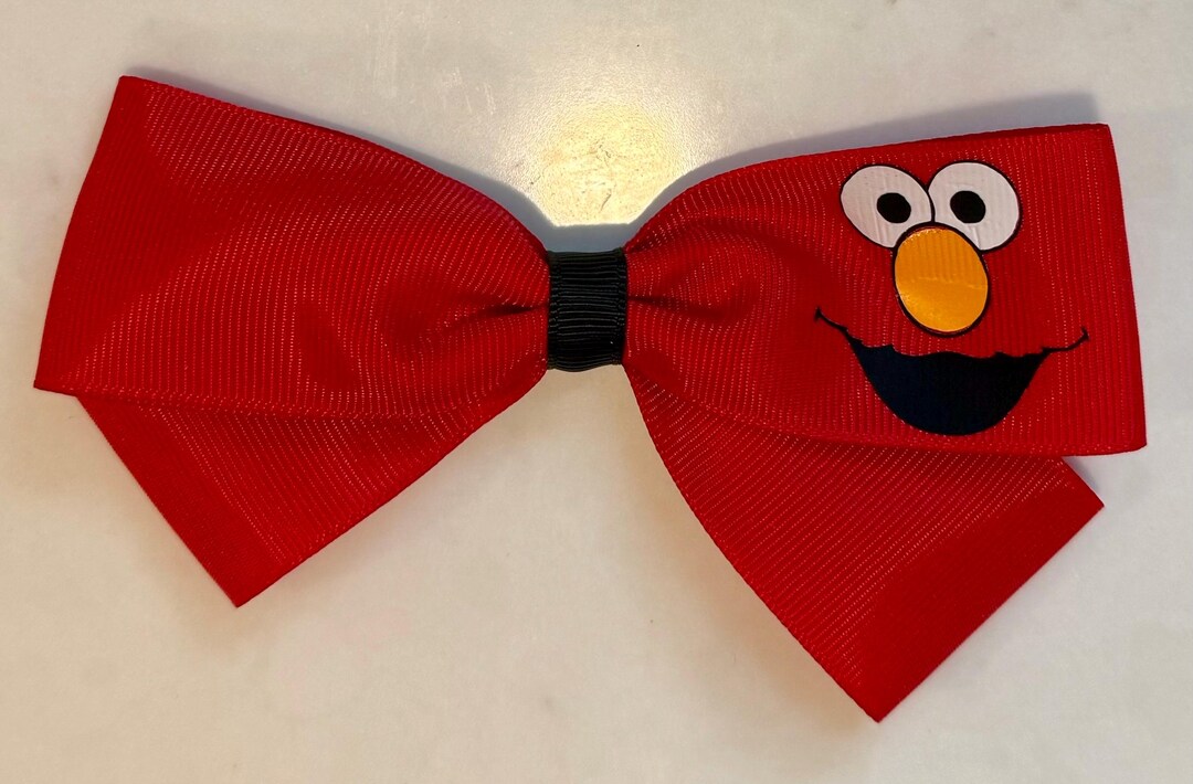 Elmo Hair Bow for Kids! - Etsy
