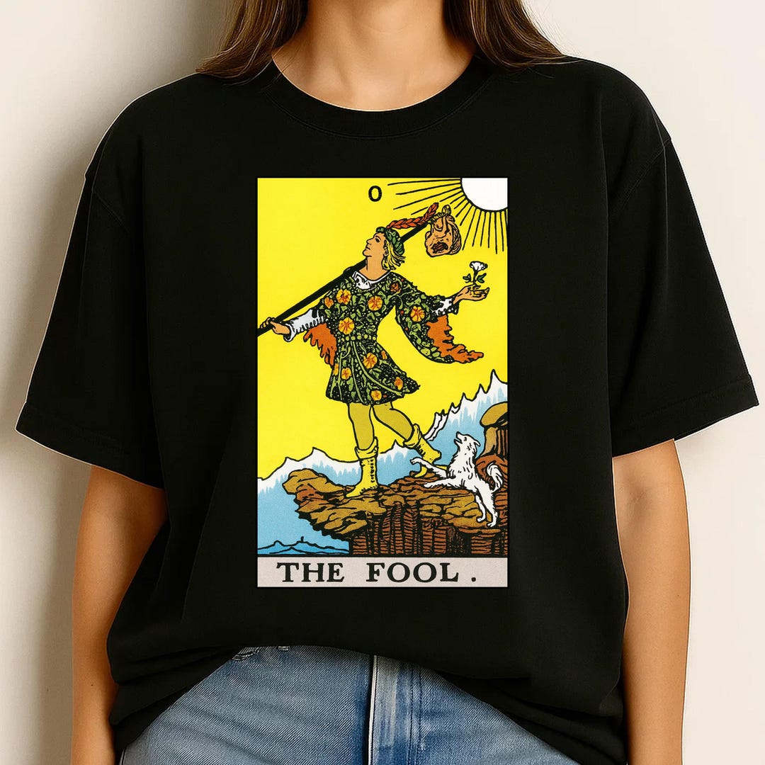 The Fool Tarot Card PNG: Printable & Sublimation Design (digital ...