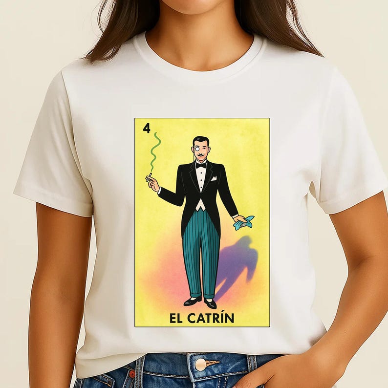El Catrin Card PNG: Mexican Art Printable & Sublimation Design (digital ...