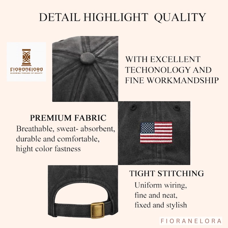 Custom Name America 250th Anniversary Embroidered Hat Liberty Bell 1776 ...