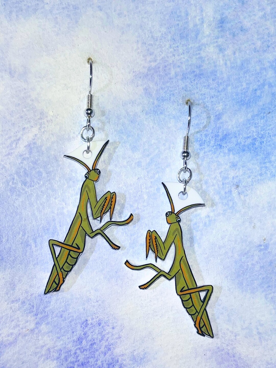 Praying Mantis Earrings - Etsy