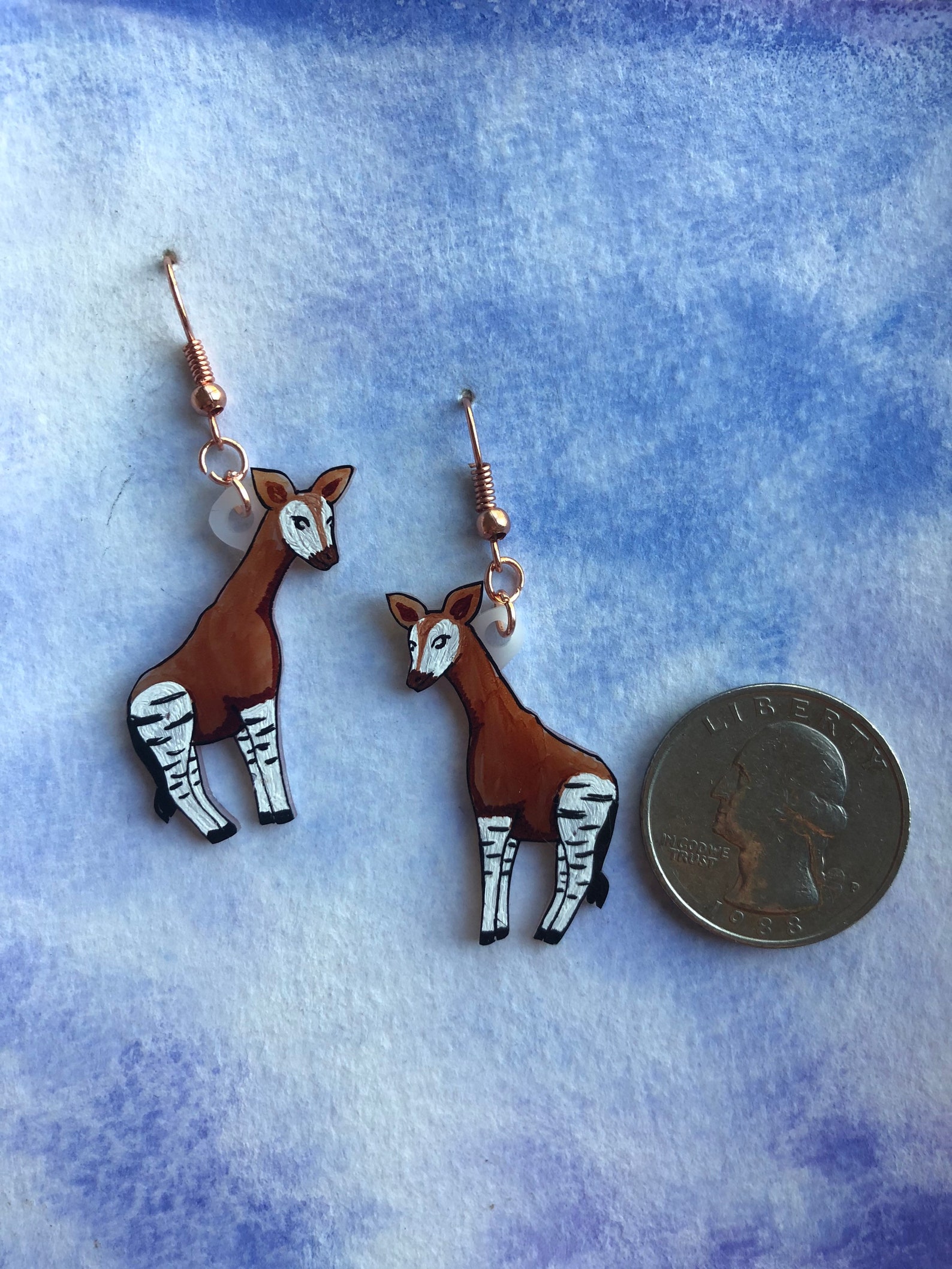 Okapi Earrings - Etsy