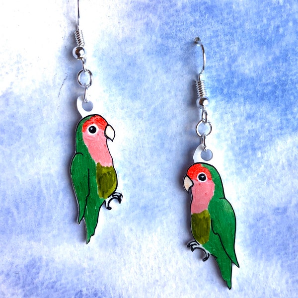 Parrot Earrings - Etsy